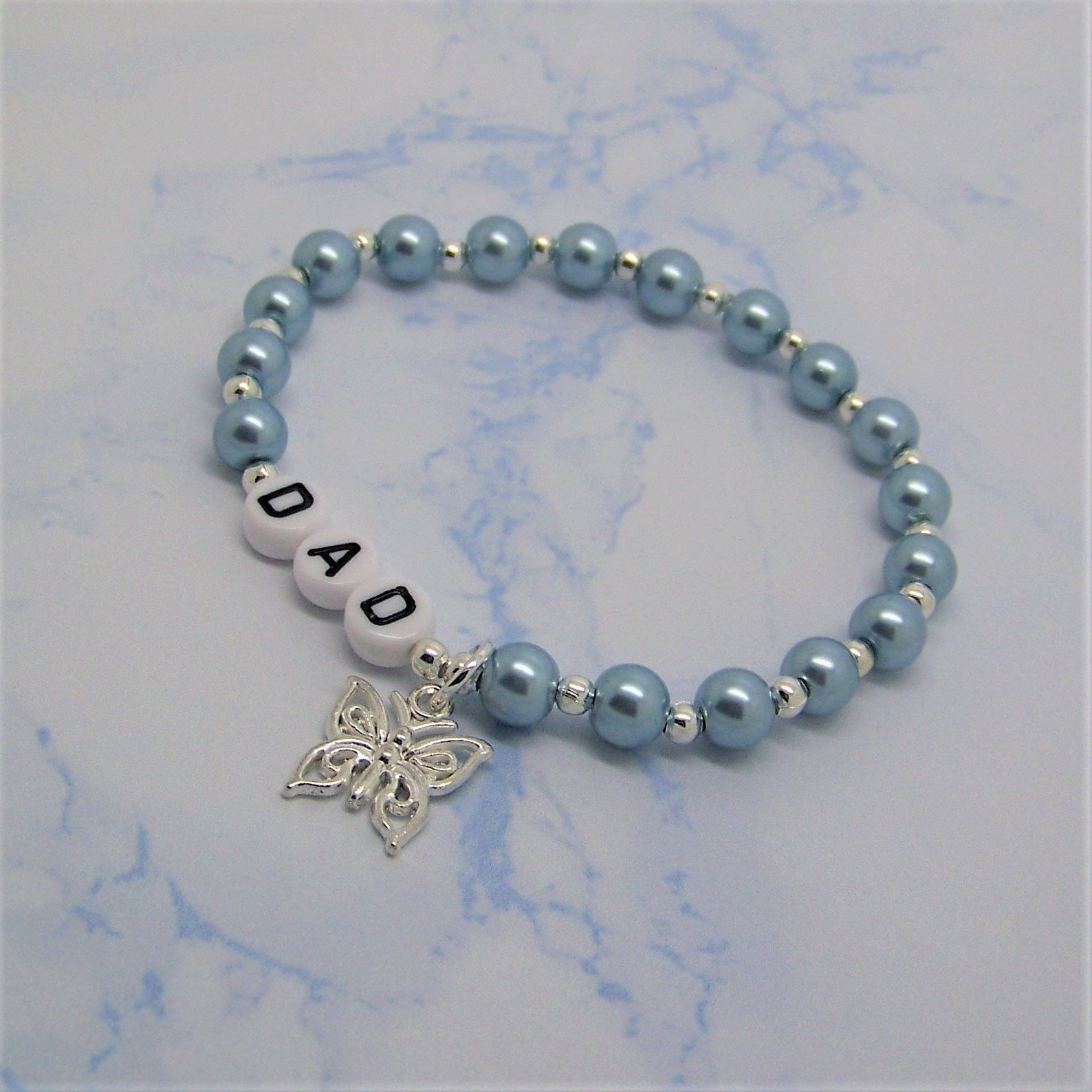 Light Blue Fight Prostate Cancer Awareness Bracelet Butterfly - Etsy