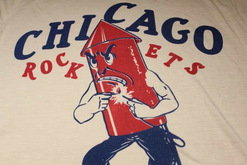 Chicago Rockets Football Tshirt 1946 - Etsy