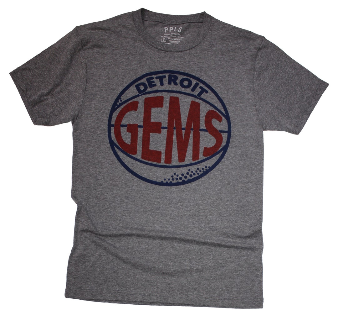 Detroit Gems Basketball Tshirt - Etsy