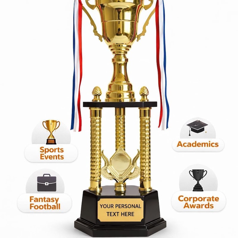 Large Custom Trophy - Etsy