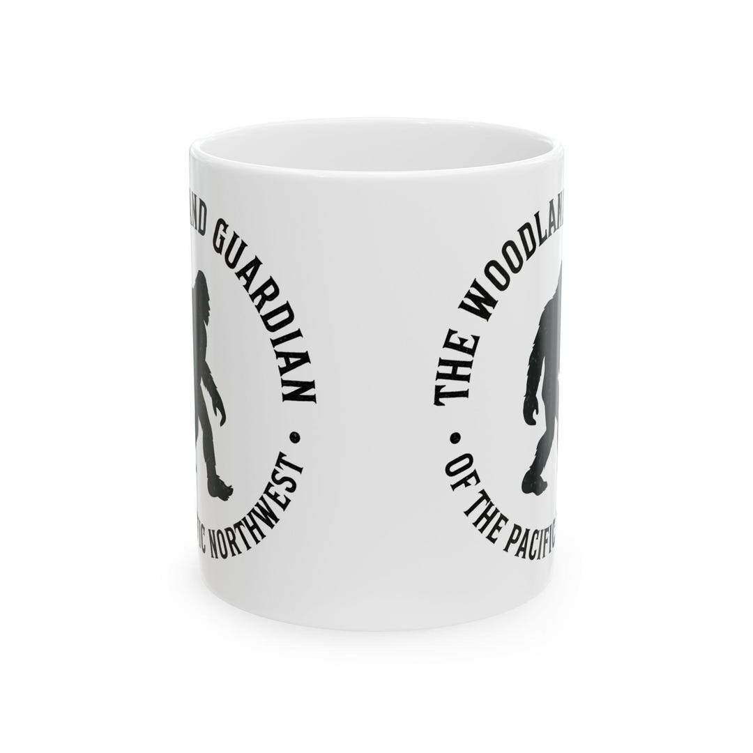 Bigfoot Coffee Tea Mug - "woodland Guardian", Sasquatch, Yeti, Legend ...
