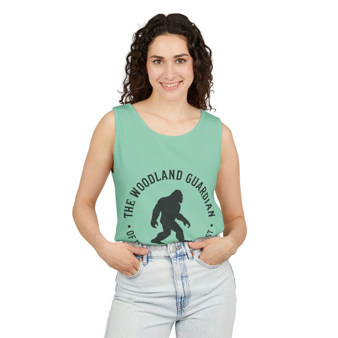Bigfoot Woodland Guardian of the Pacific Northwest Tank Top, Unisex ...