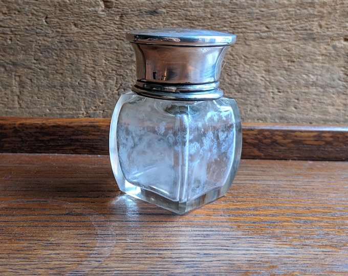 Antique Smelling Salt Bottle Silver Top Birmingham 1919 Art Deco - Etsy UK