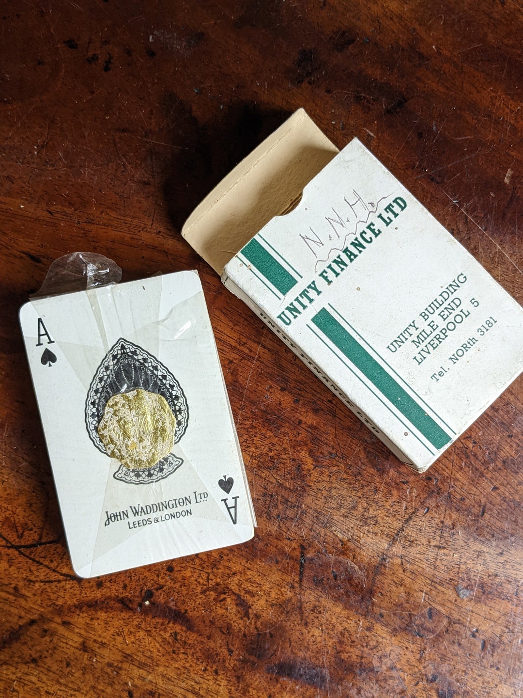 Sealed Pack Vintage Playing Cards Promotional Playing Cards Unity ...
