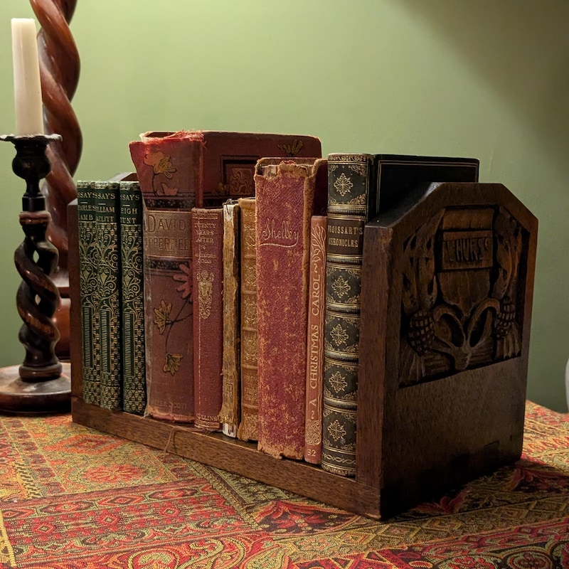 Small Antique Book Holder - Etsy UK