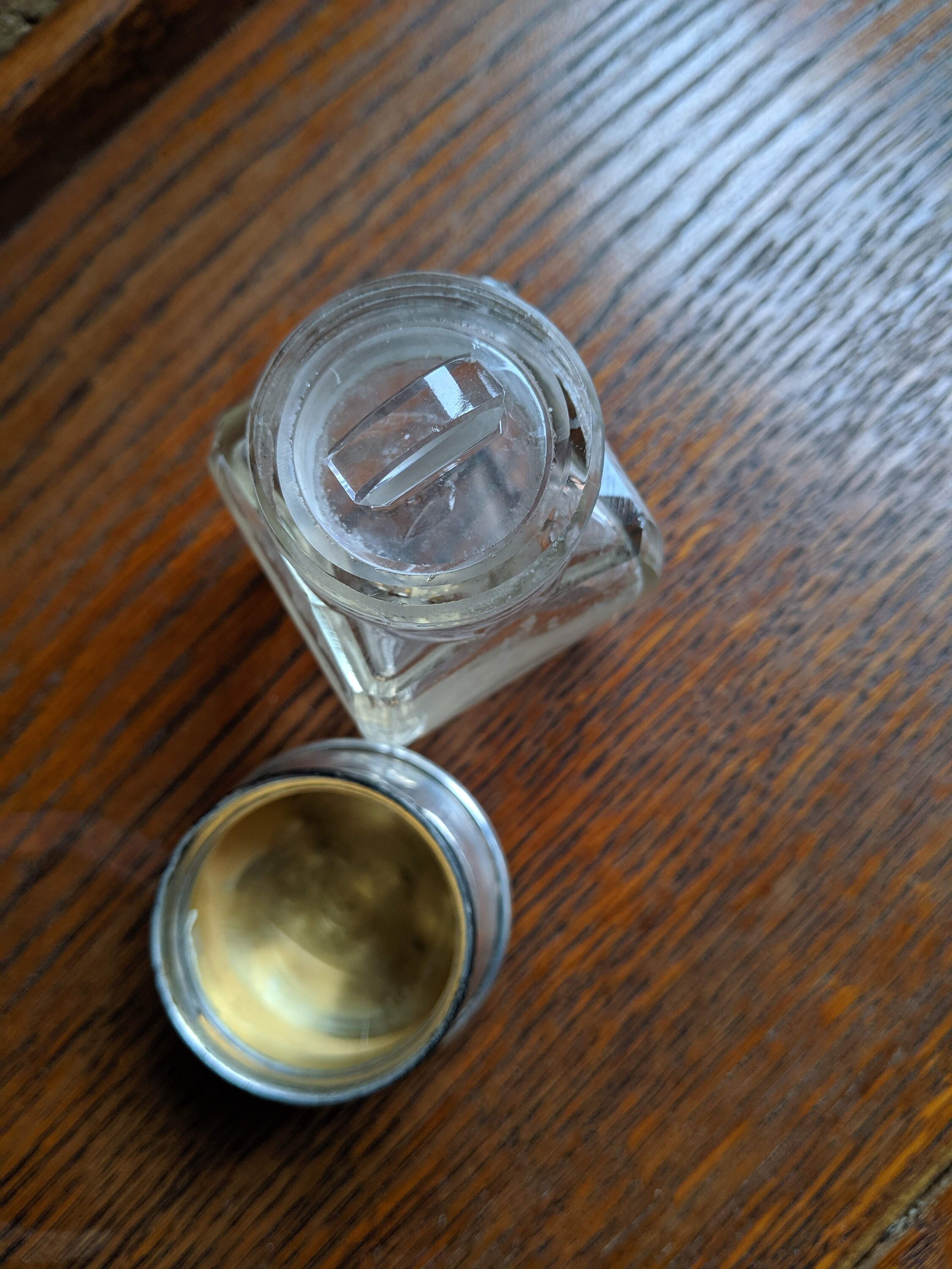 Antique Smelling Salt Bottle Silver Top Birmingham 1919 Art - Etsy UK