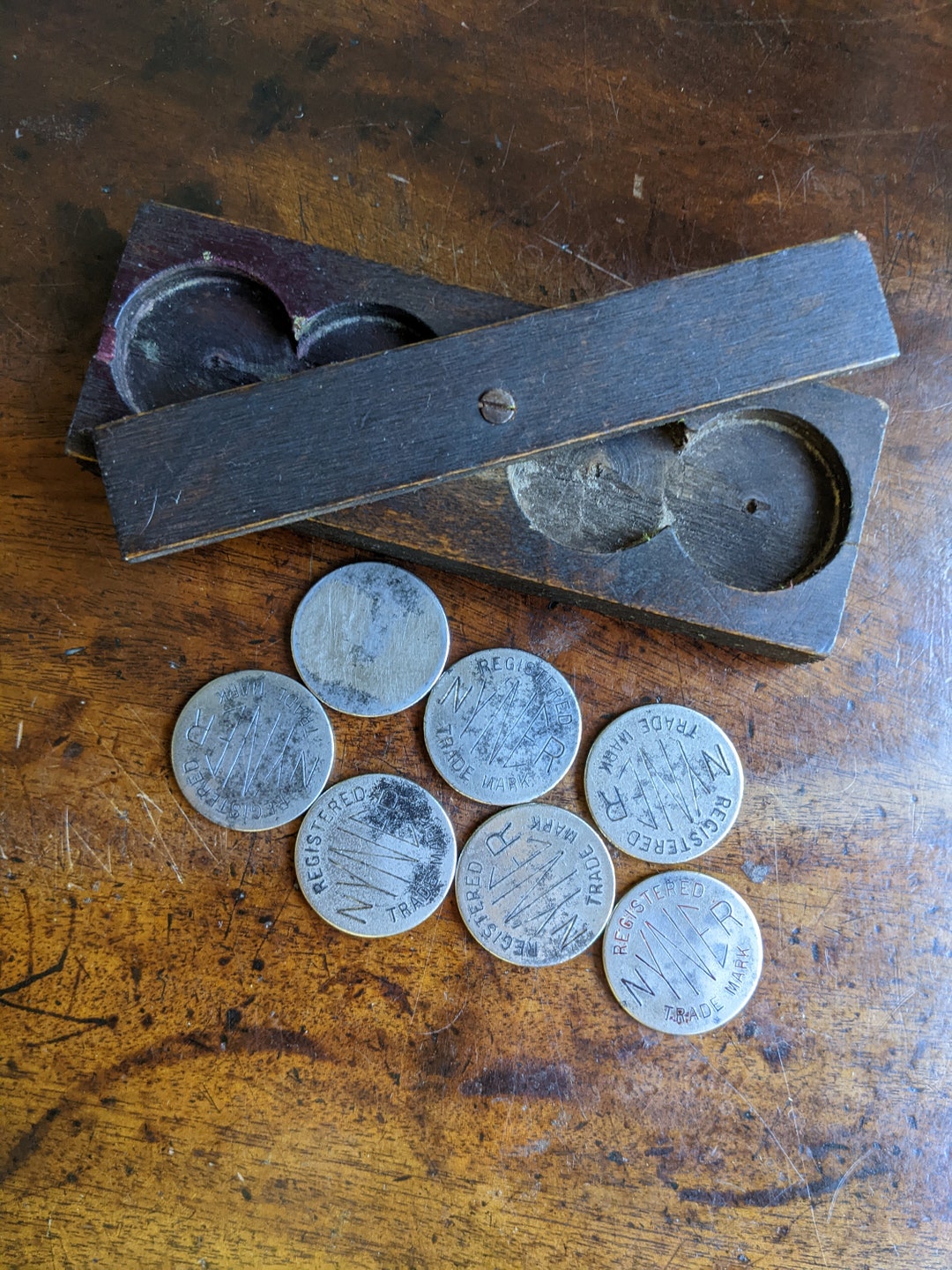 Kum-bak Games Nyner Tokens Indoor Board Game Tokens Shove a Penny Game ...