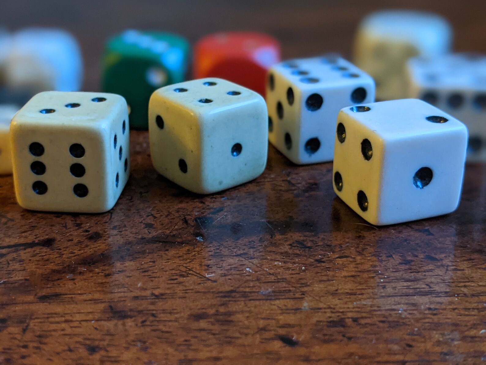 Assorted Dice Antique Dice Bone Dice Miniature Dice Porcelain | Etsy UK