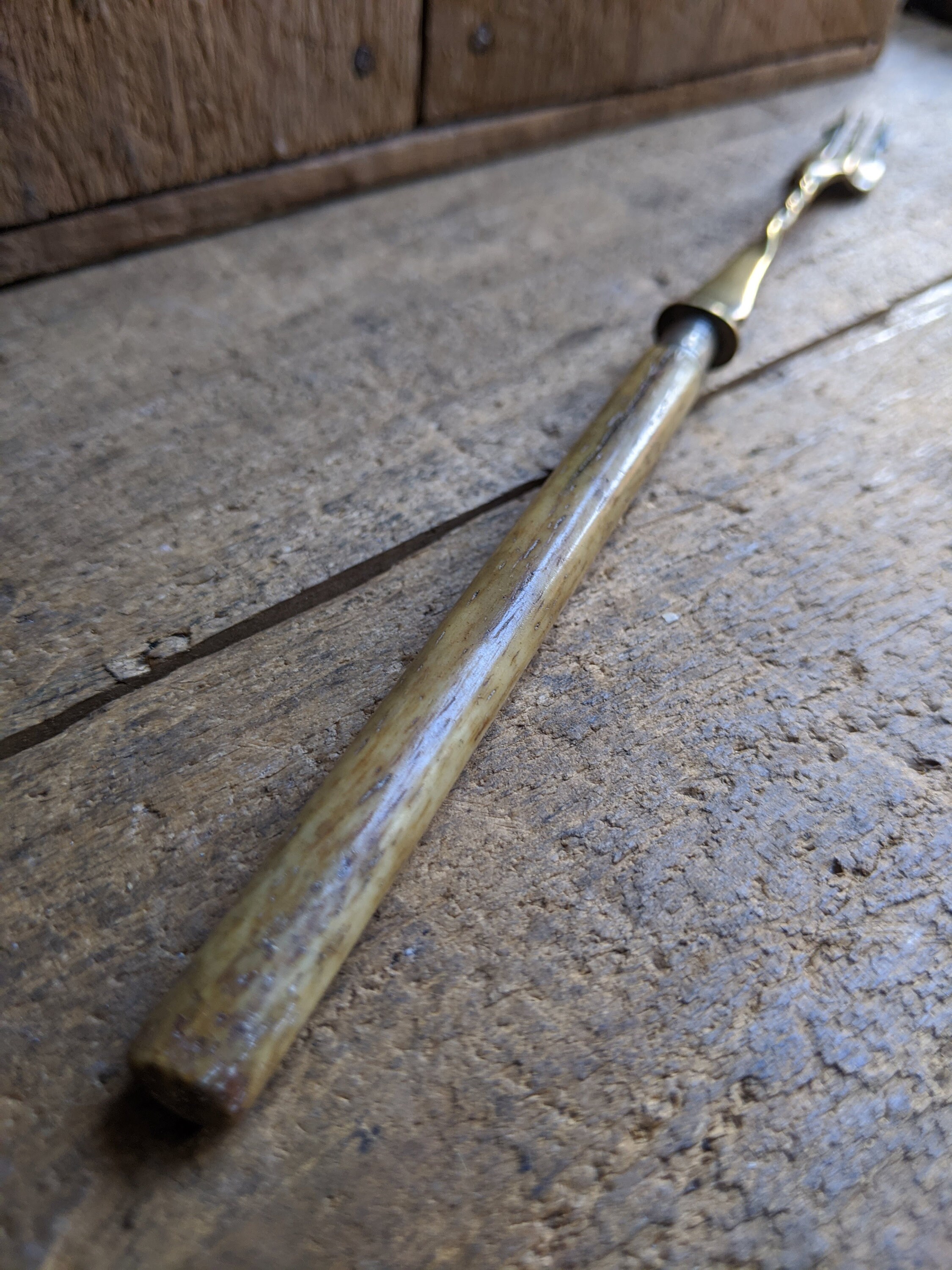 Antique Pickle Fork Bone Handle | Etsy