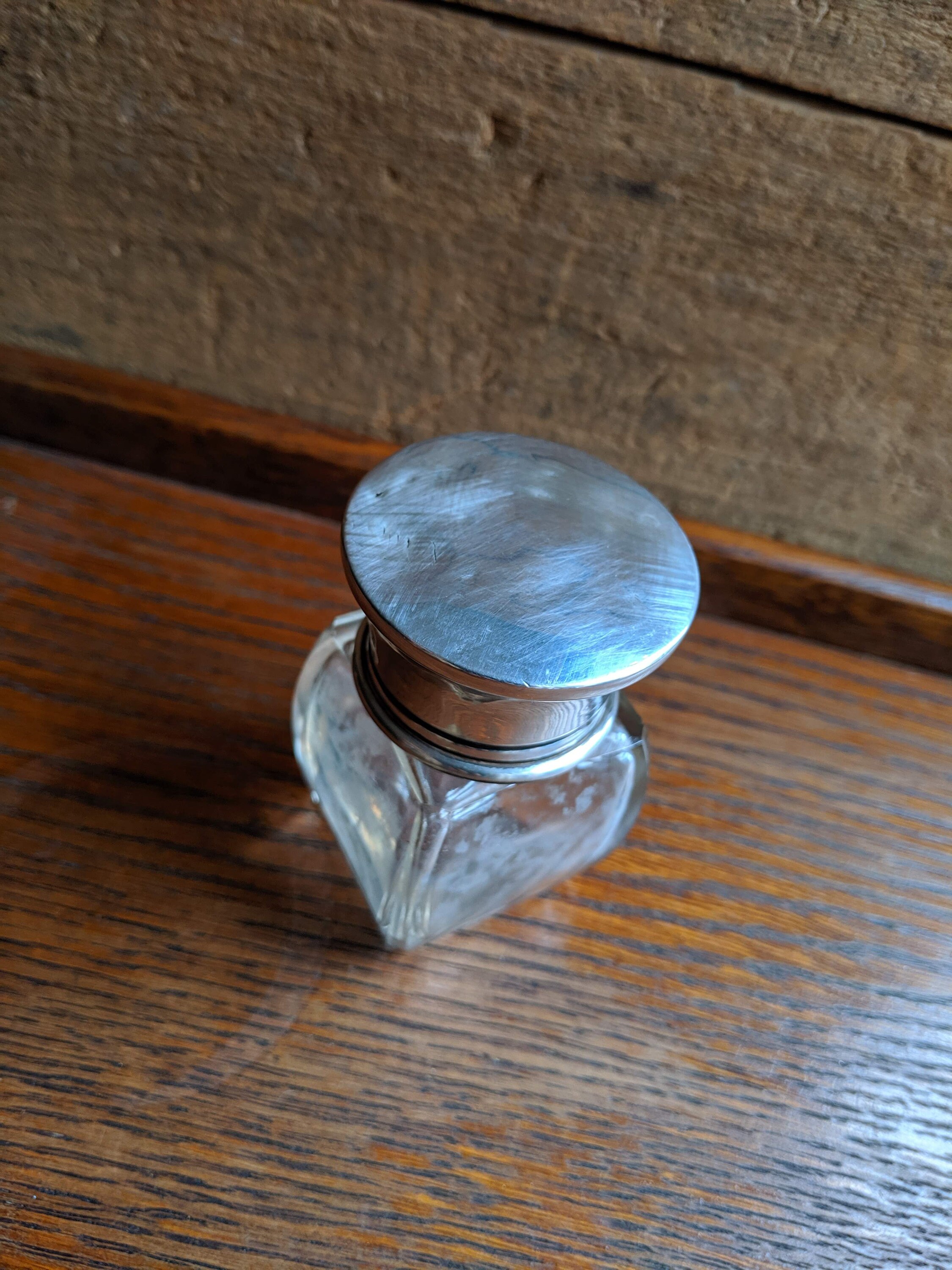 Antique Smelling Salt Bottle Silver Top Birmingham 1919 Art - Etsy UK