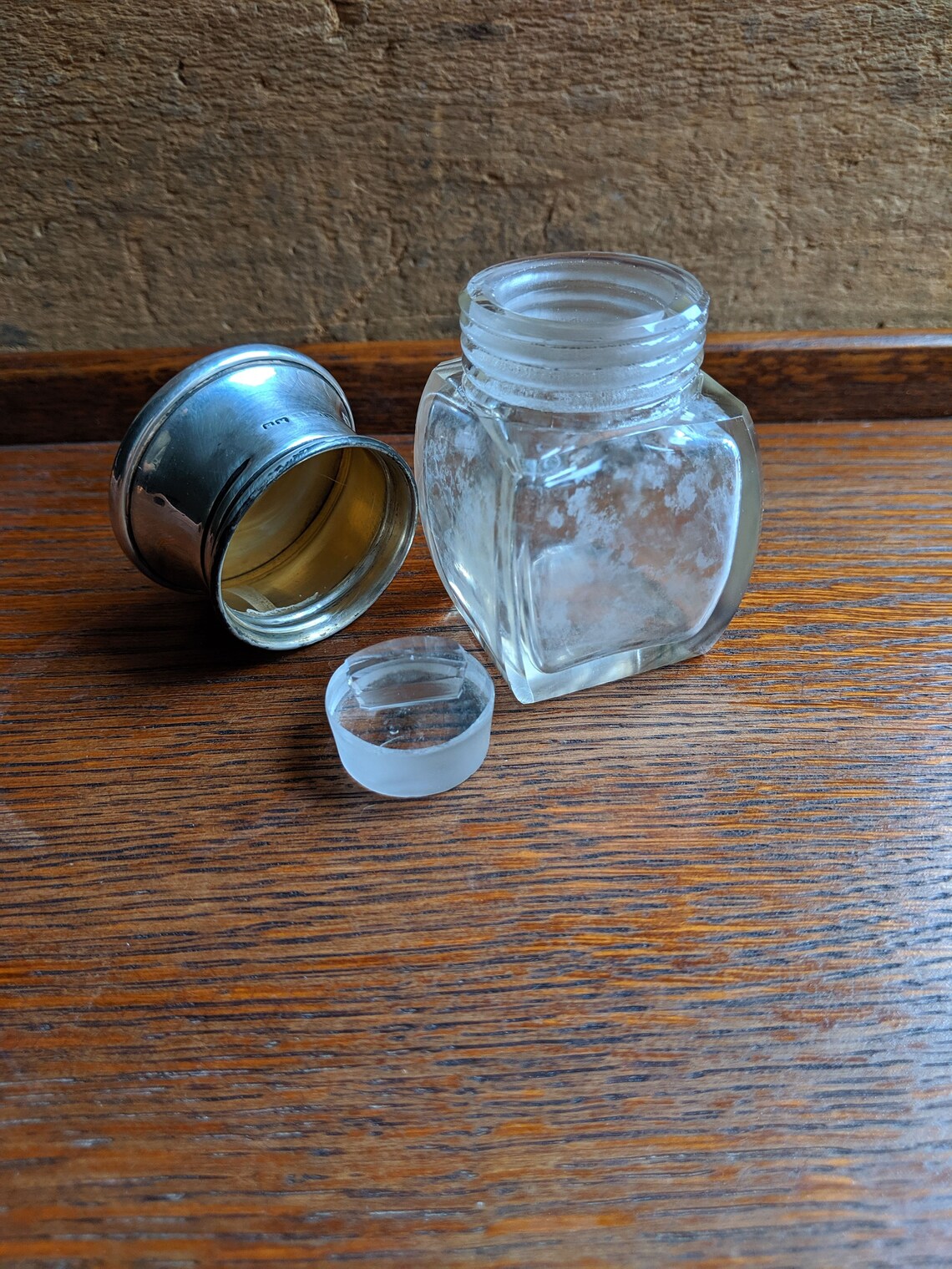 Antique Smelling Salt Bottle Silver Top Birmingham 1919 Art - Etsy UK