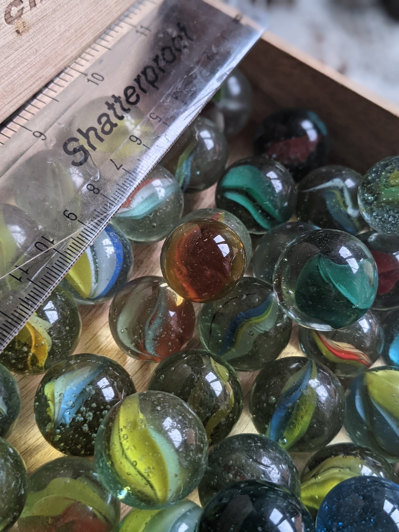Vintage Large Shooter Marbles Choose Ten - Etsy