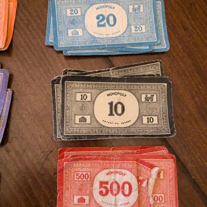 Vintage Monopoly Money Instant Collection Mixed Group - Etsy