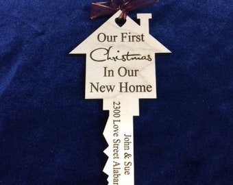 First Home Key Ornament - Etsy