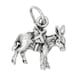 Sterling Silver Pack Mule Donkey Charm 3d Charm - Etsy