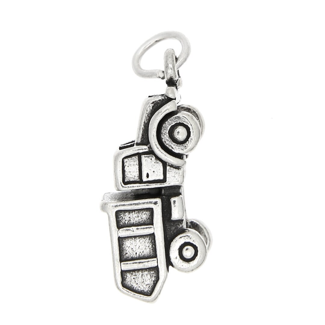Construction Dump Truck Sterling Silver Charm (3d Charm) -with Options ...