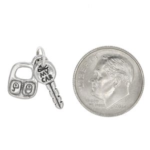 Oxidized Sterling Silver Car Key Charm: Driver Gift - With Options - Etsy