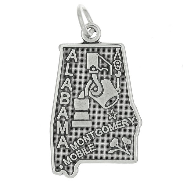 Map of Alabama - Etsy