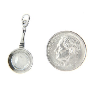 Sterling Silver Chef Pot Pan Charm Pendant 3D Charm - Etsy