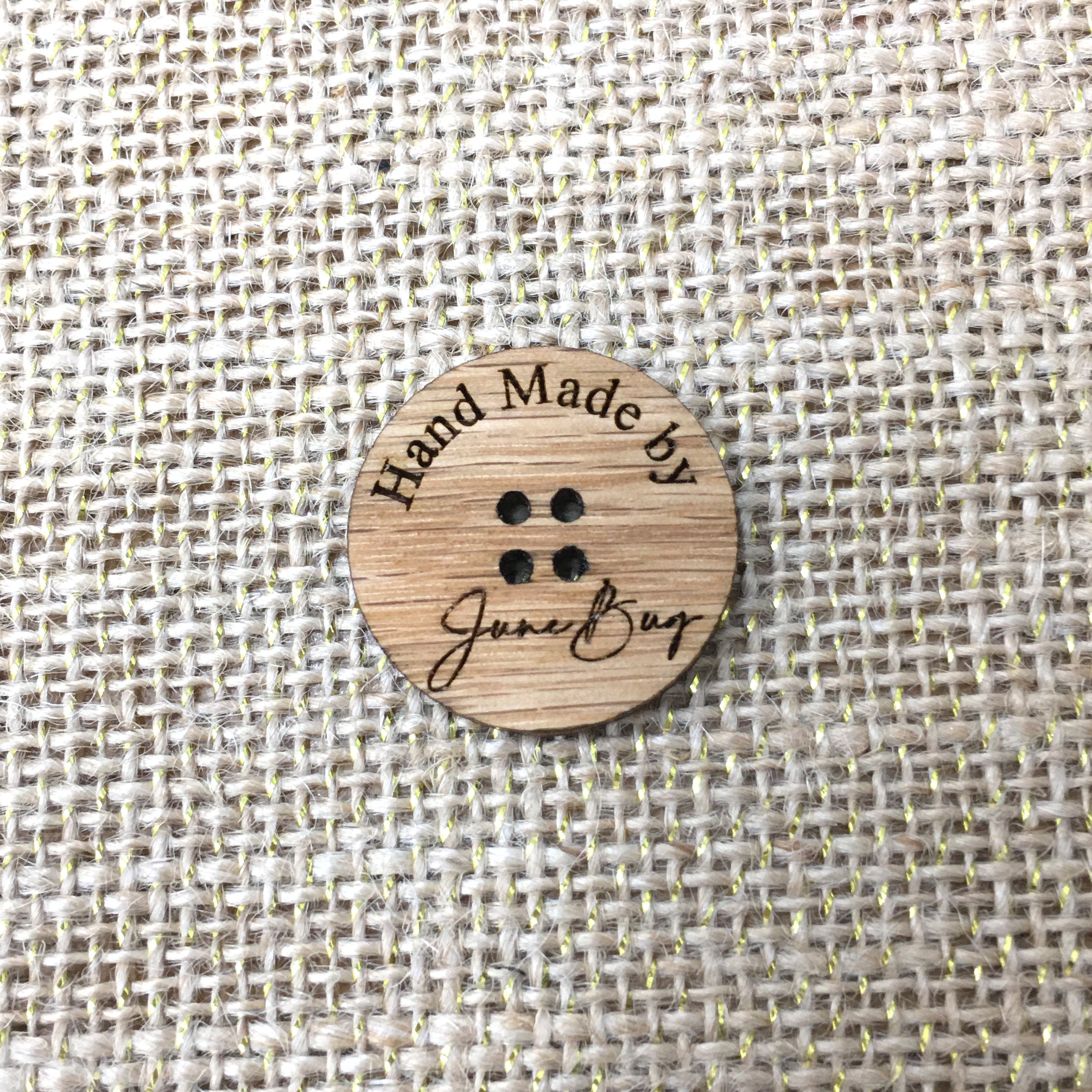 Personalized Logo Name Custom Button Personalized Wood Buttons | Etsy