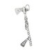 Battle Axe - Tomahawk Sterling Silver 3d Charm -with Options - Etsy