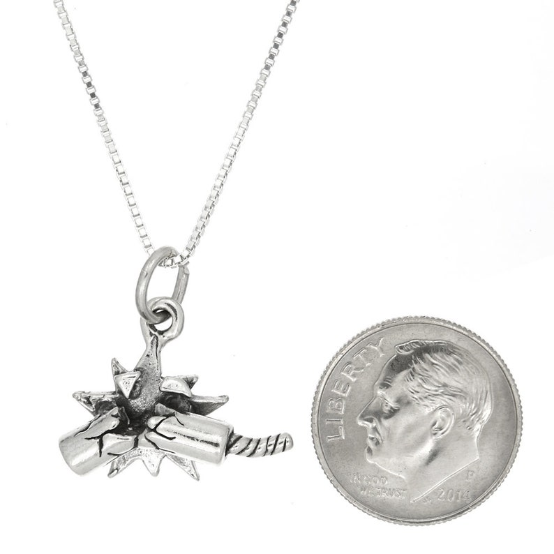 Sterling Silver Fireworks Charm Pendant 3D Charm with - Etsy