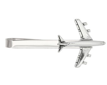Propeller Tie Bar, Airplane Propeller Tie Clip, Sterling Silver or Gold ...
