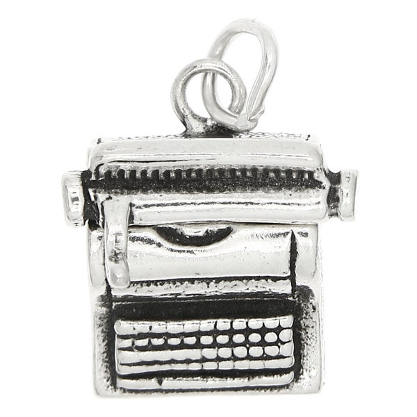 Typewriter Charm - Etsy