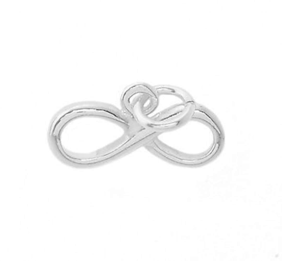 Sterling Silver Infinity Symbol Charm - Etsy