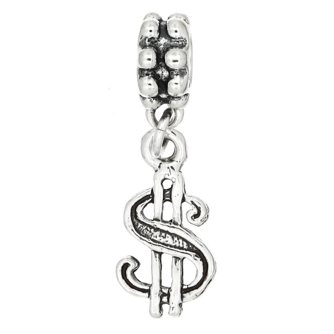 Sterling Silver Money Dollar Sign Peso Sign Charm Pendant one | Etsy