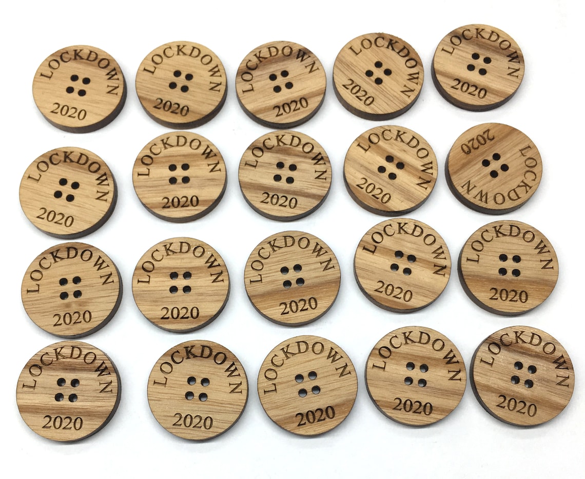 Personalized Logo Name Custom Button Personalized Wood Buttons | Etsy