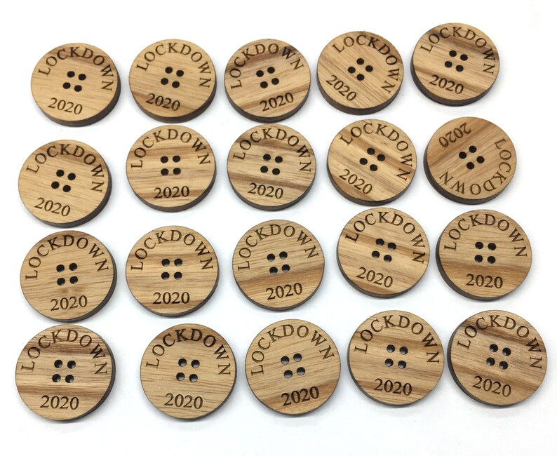 Personalized Logo Name Custom Button Personalized Wood Buttons | Etsy