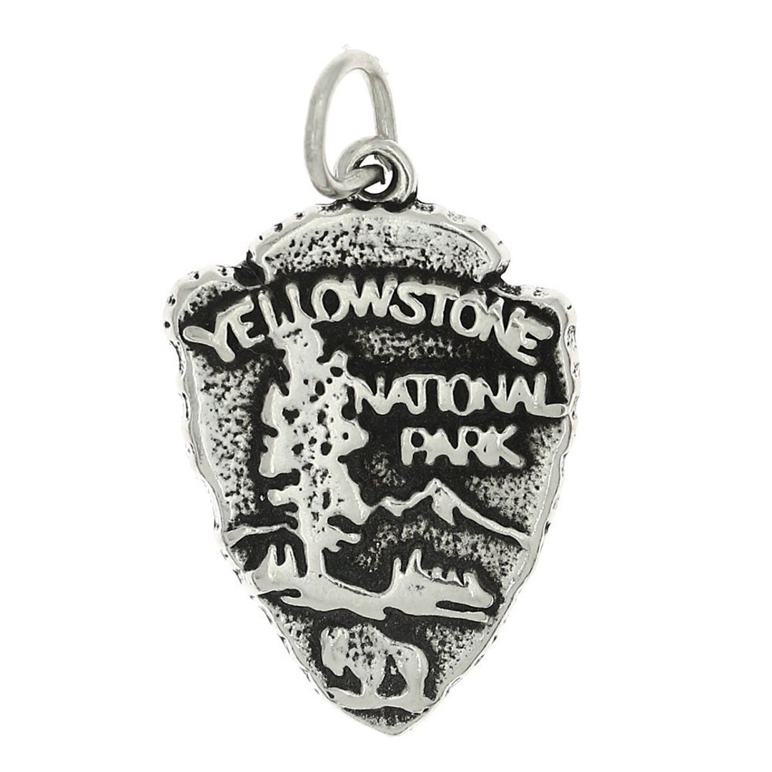 Yellowstone National Park Sterling Silver Charm -with Options - Etsy