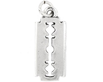 Razor Blade Charm | Etsy