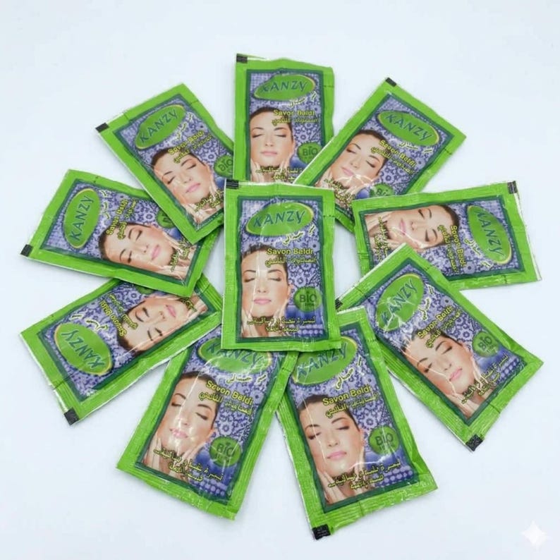 Sachets de savon noir du Maroc Beldi - Nettoyant naturel pour hammam ...