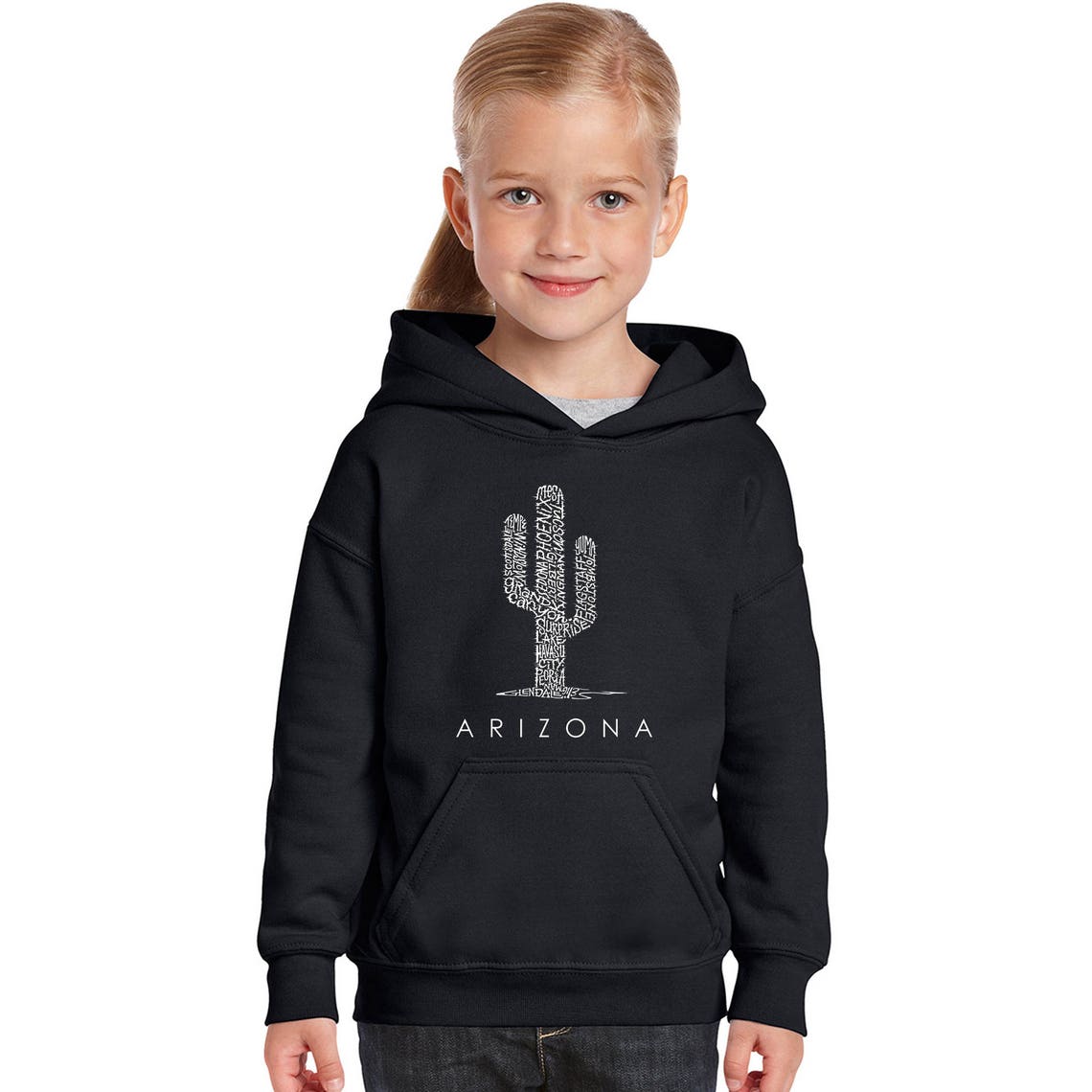 Girl's Hooded Sweatshirt Created Using Popular Arizona - Etsy