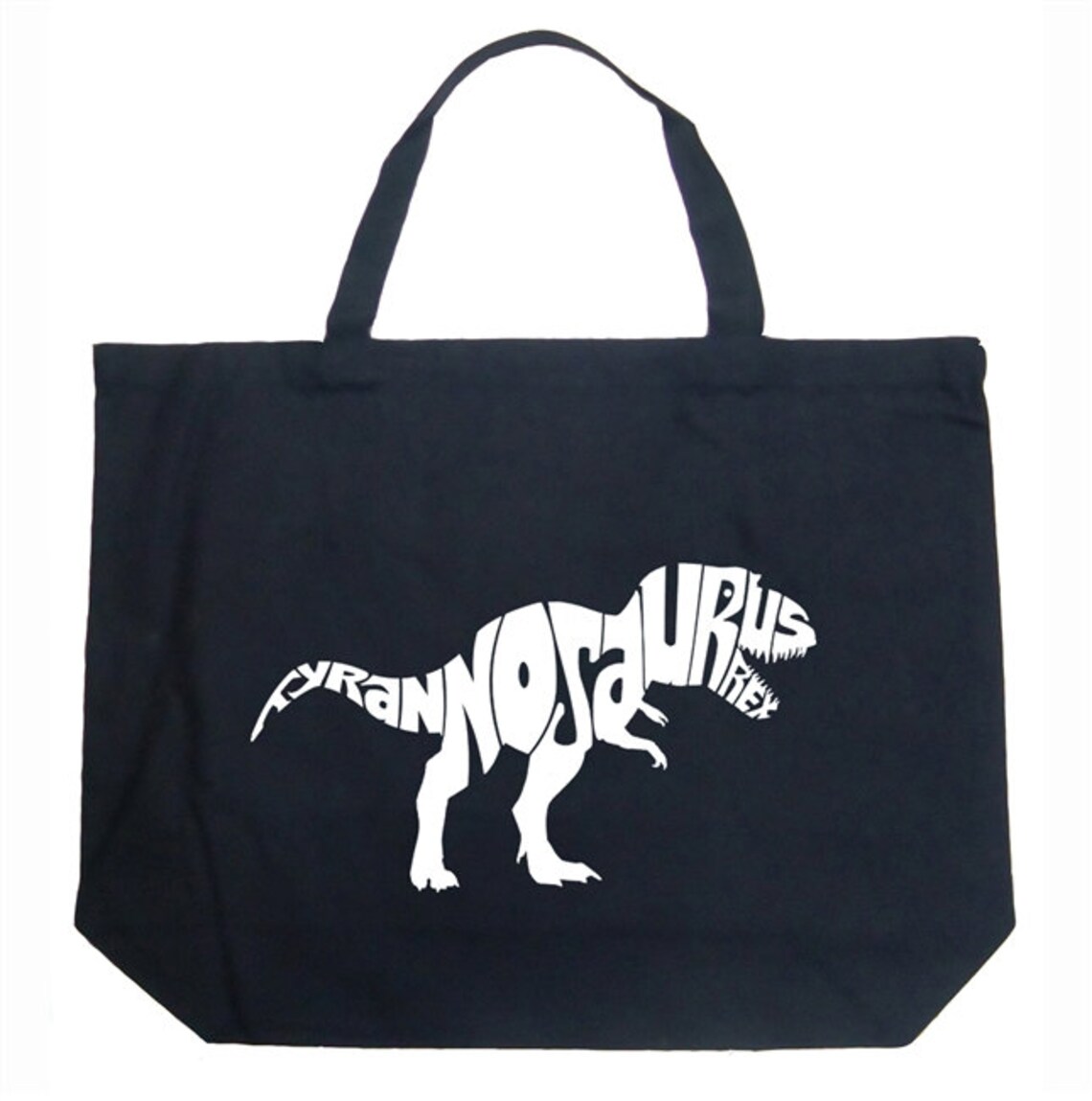 Large Tote Bag Tyrannosaurus Rex Created Using Popular - Etsy