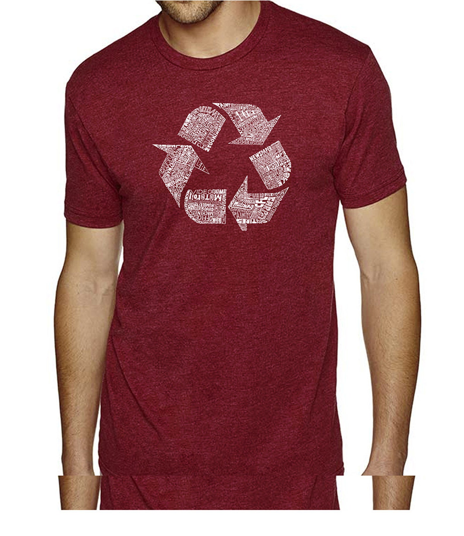 Men's Premium Blend Word Art T-shirt - 86 Recyclable Products - Etsy