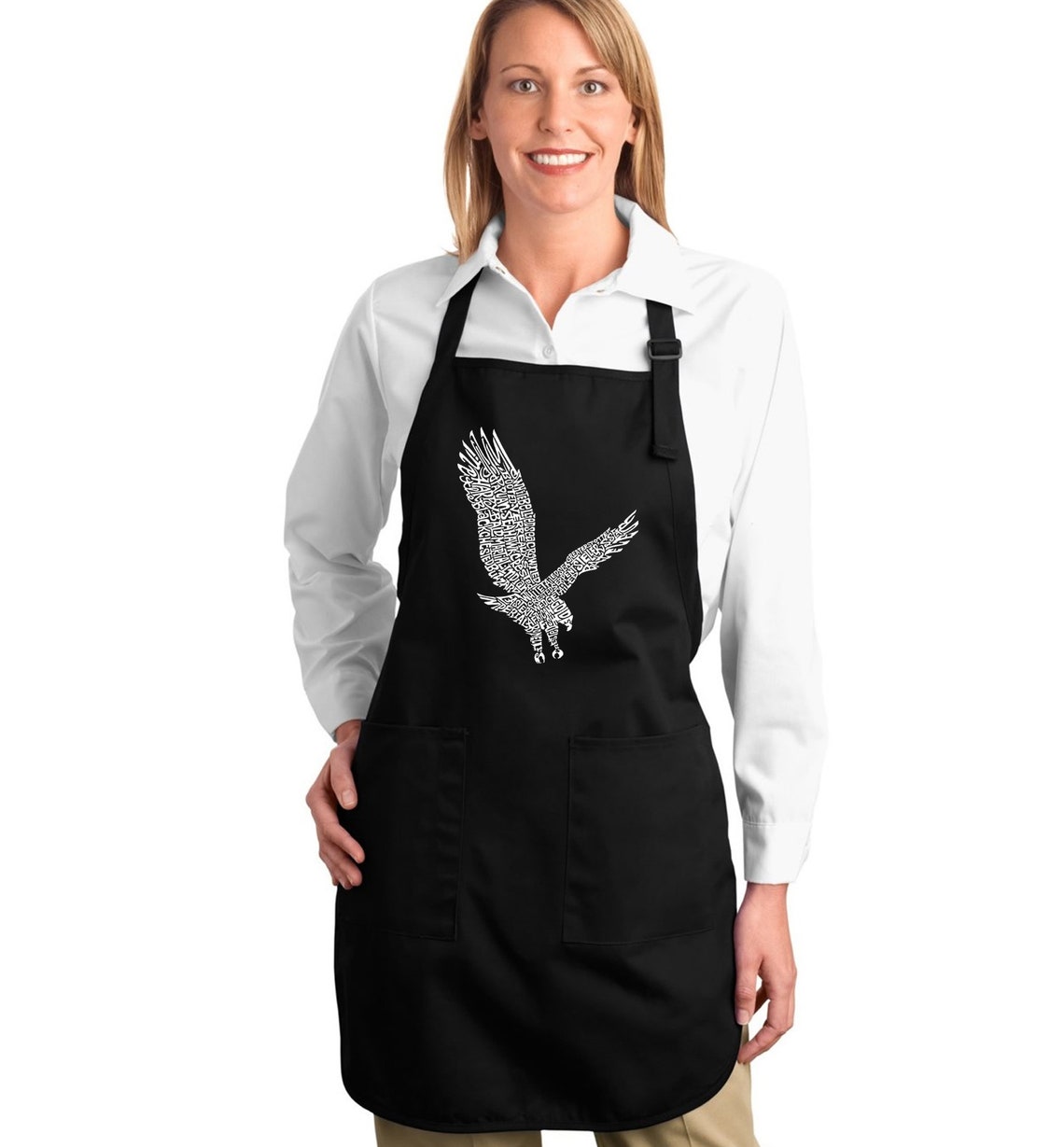Full Length Word Art Apron - Eagle - Etsy