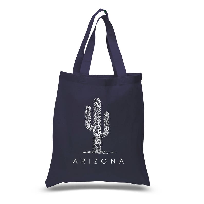 Small Tote Bag - Created Using Popular Arizona Cities - Etsy