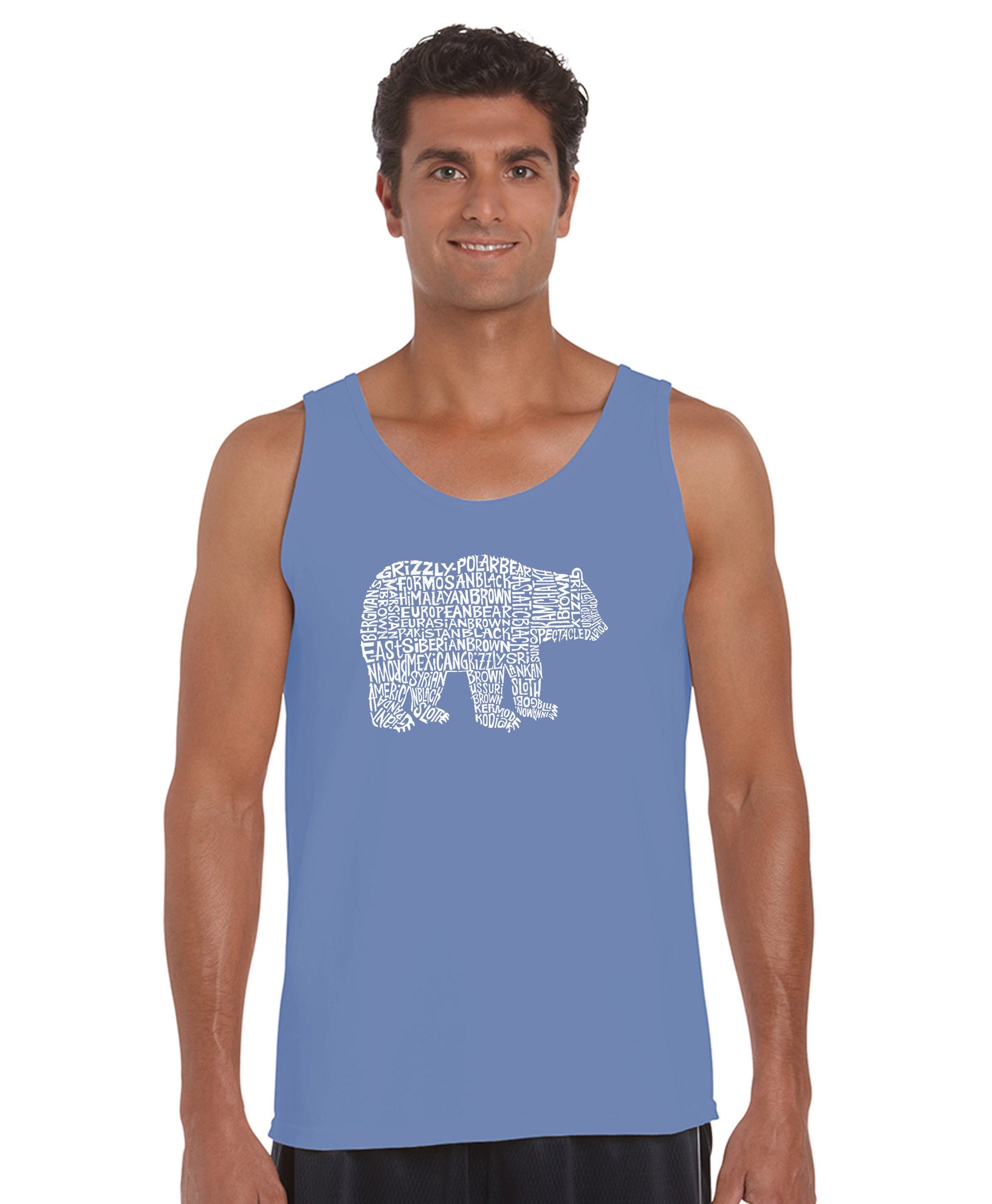 Men's Word Art Tank Top Bear Species - Etsy