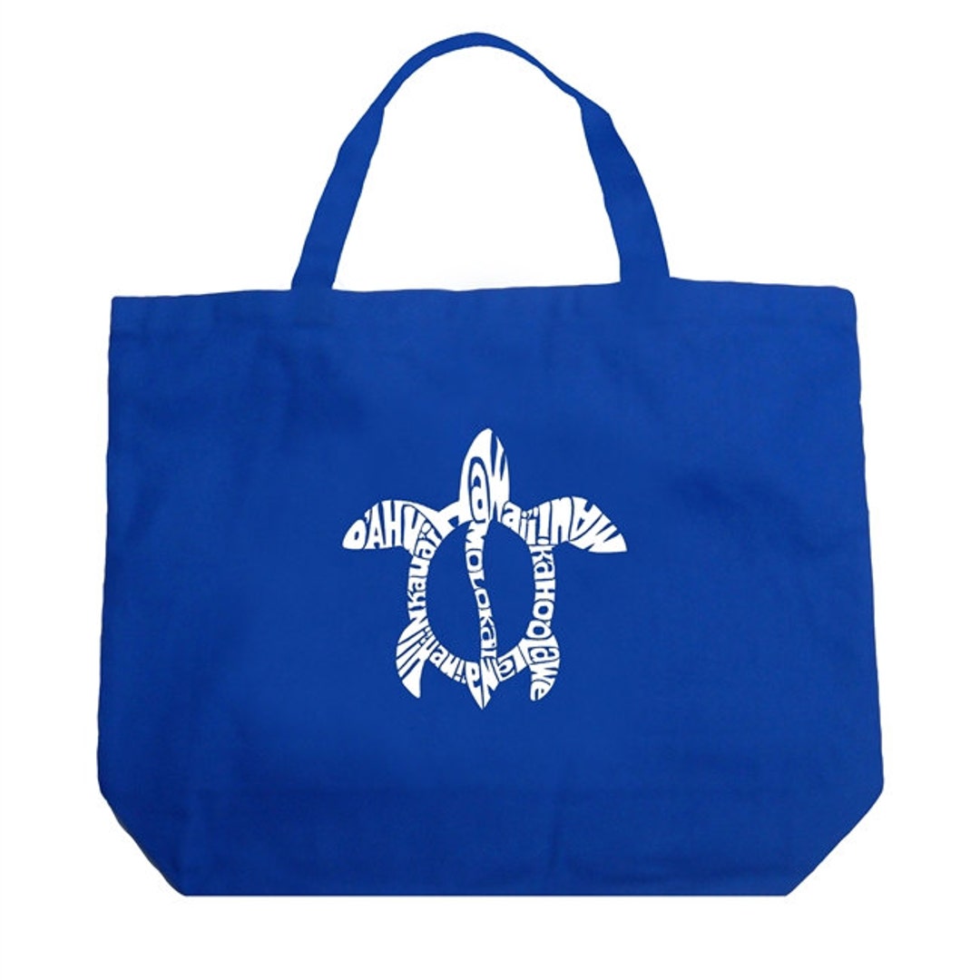 Large Tote Bag - Honu Turtle - Hawaiin Islands - Etsy