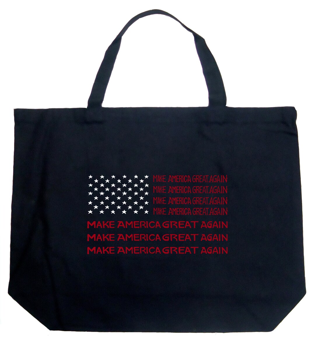 Large Word Art Tote Bag Maga Flag - Etsy