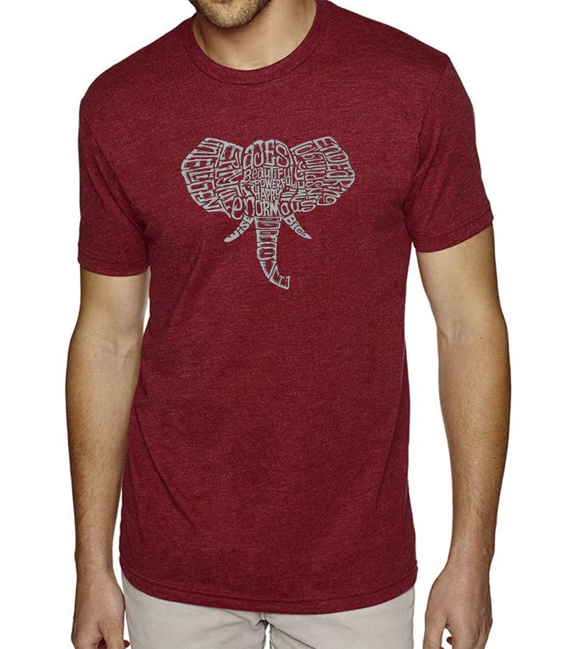 Men's Premium Blend Word Art T-shirt - Tusks - Etsy