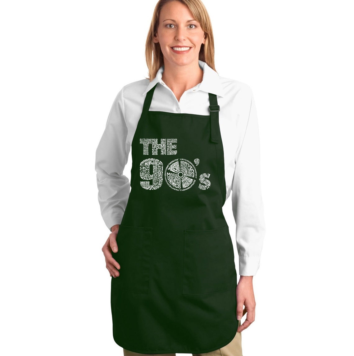 Full Length Word Art Apron 90S - Etsy
