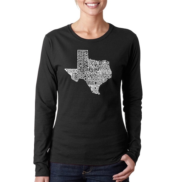 Long Sleeve Texas Shirt Women - Etsy