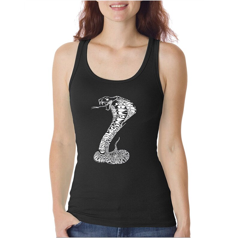 Women's Tank Top Tyles of Snakes Created Out of the World | Etsy