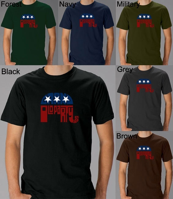 Men's T-shirt Republican Party Logo Created Out of the - Etsy UK