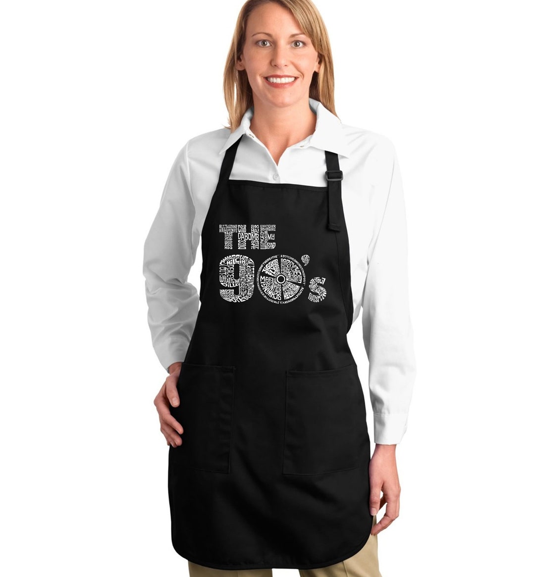 Full Length Word Art Apron - 90S - Etsy
