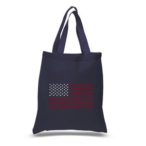 Small Word Art Tote Bag Maga Flag - Etsy